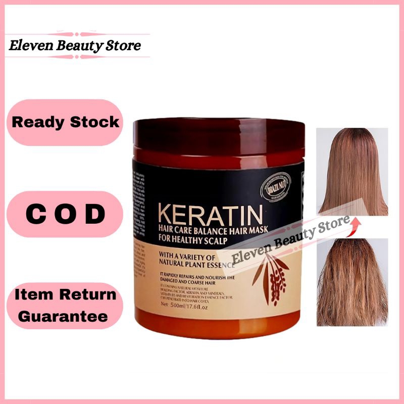 Jual Masker Keratin Hair Mask Memperbaiki Rambut Rusak dan Rontok ...