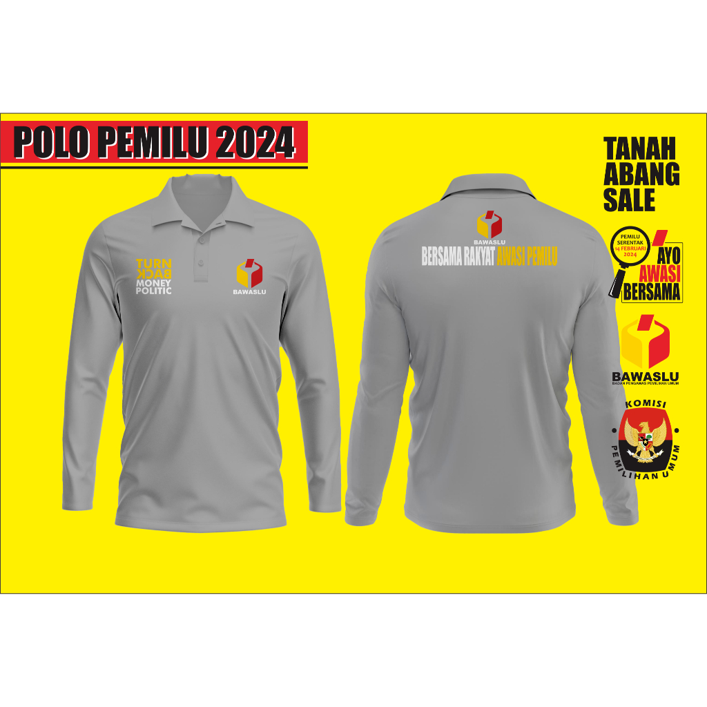 Jual POLO HUT RI 17 AGUSTUS KE 78 KAOS BAWA*LU PANWA*LU LENGAN PANJANG ...