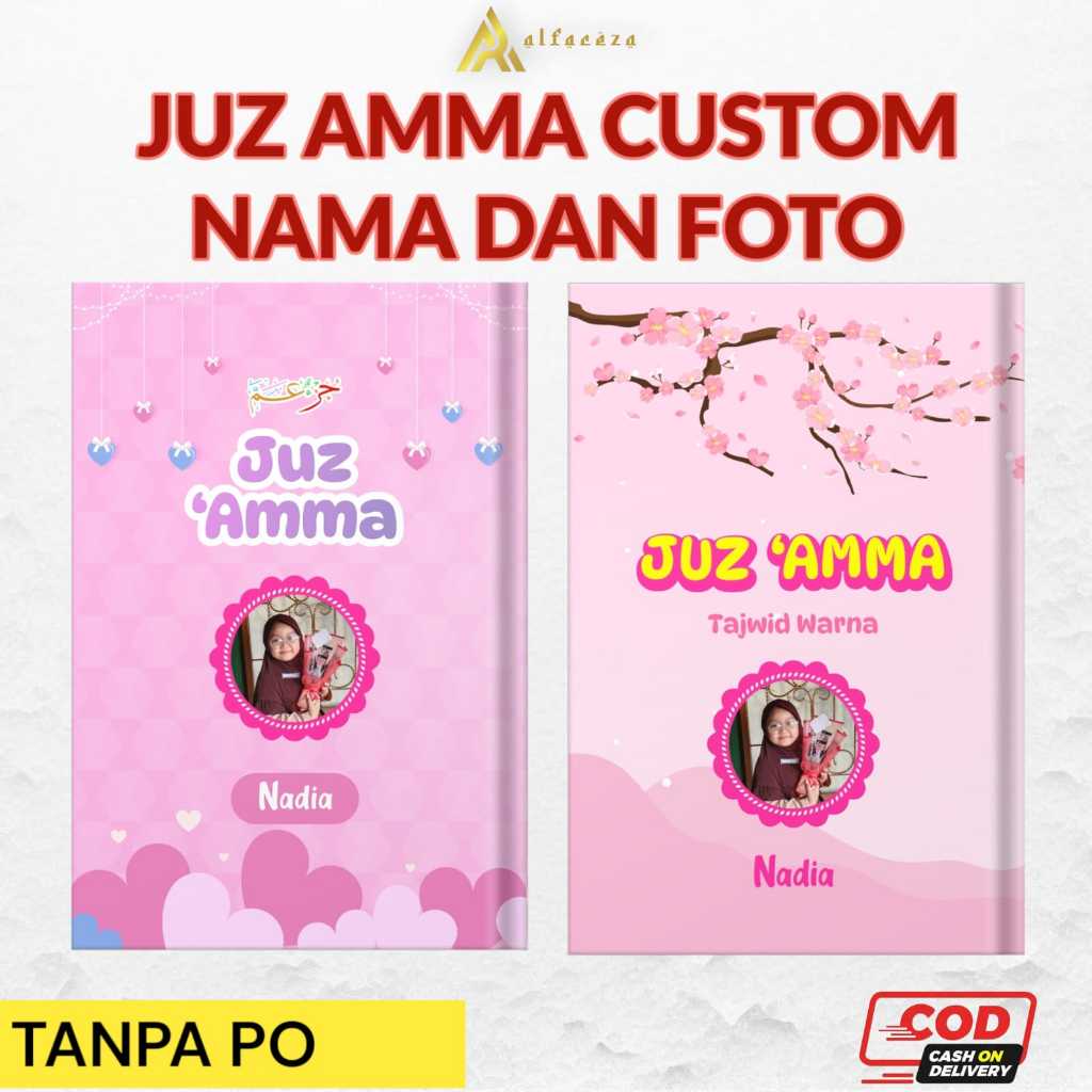 Jual Alfareza -Variasi JUZ AMMA Custom Nama Dan Foto Full Color Soft ...