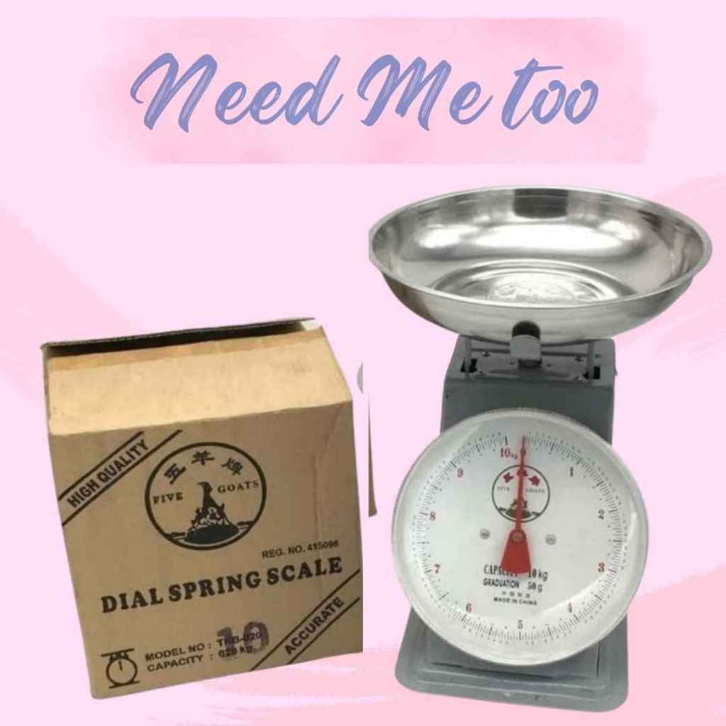 Jual Timbangan Besi Stainless Steel Jarum Buah Five Goats | Timbangan 5kg 10kg 15kg 20kg ...