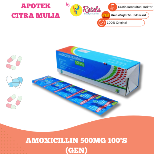 Jual AMOXICILLIN 500MG 1 STRIP 10 CAPSUL | Shopee Indonesia