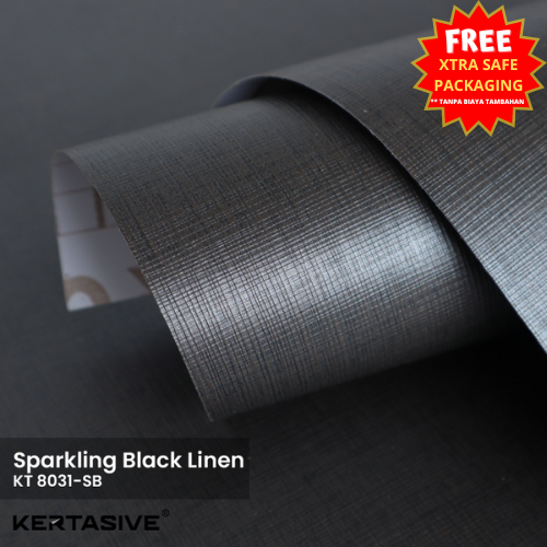 Jual Sparkling Black Linen KERTASIVE (lebar 60cm) | Shopee Indonesia