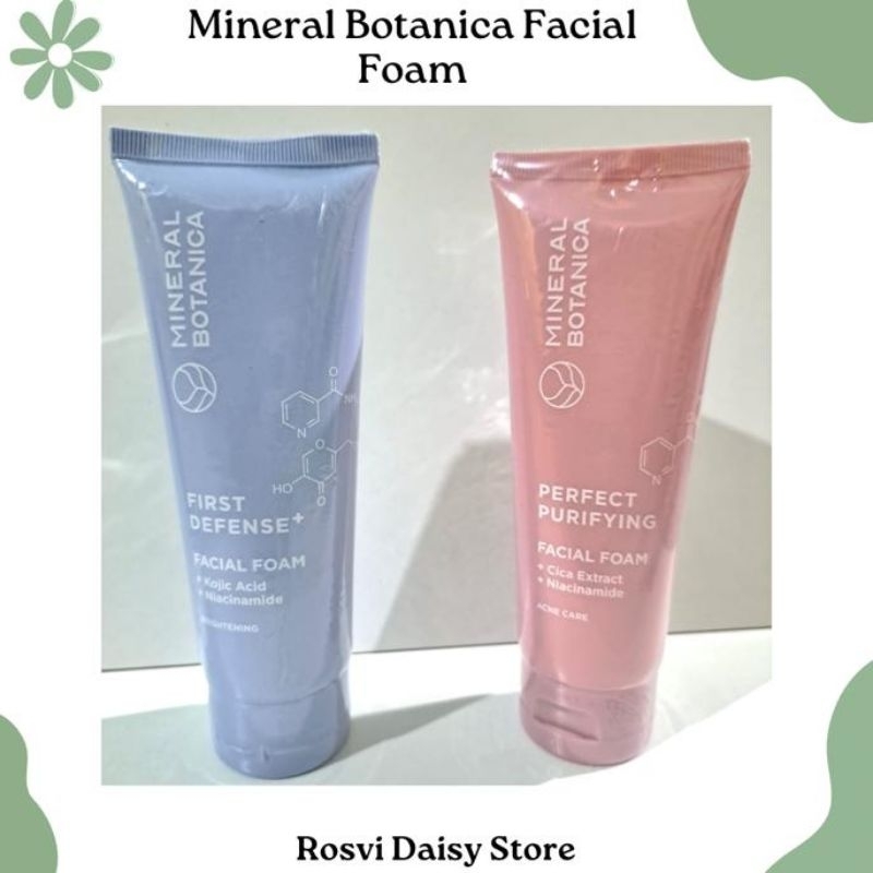 Jual [ORIGINAL] MINERAL BOTANICA FACIAL FOAM 100 G || PERFECT PURIFYING ...