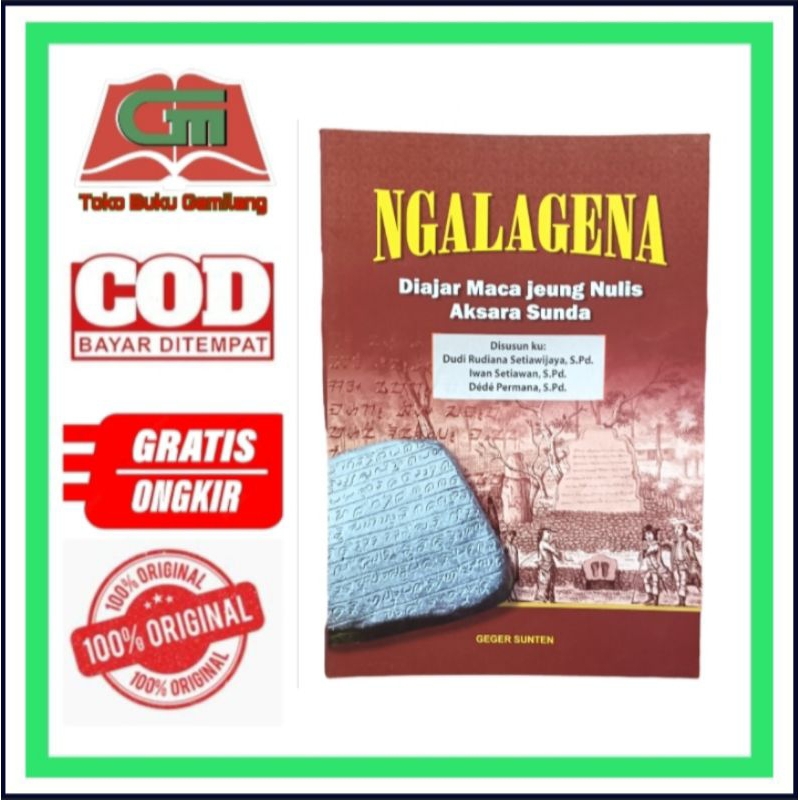 Jual BUKU NGALAGENA Diajar Maca jeung Nulis Aksara Sunda penerbit GEGER ...