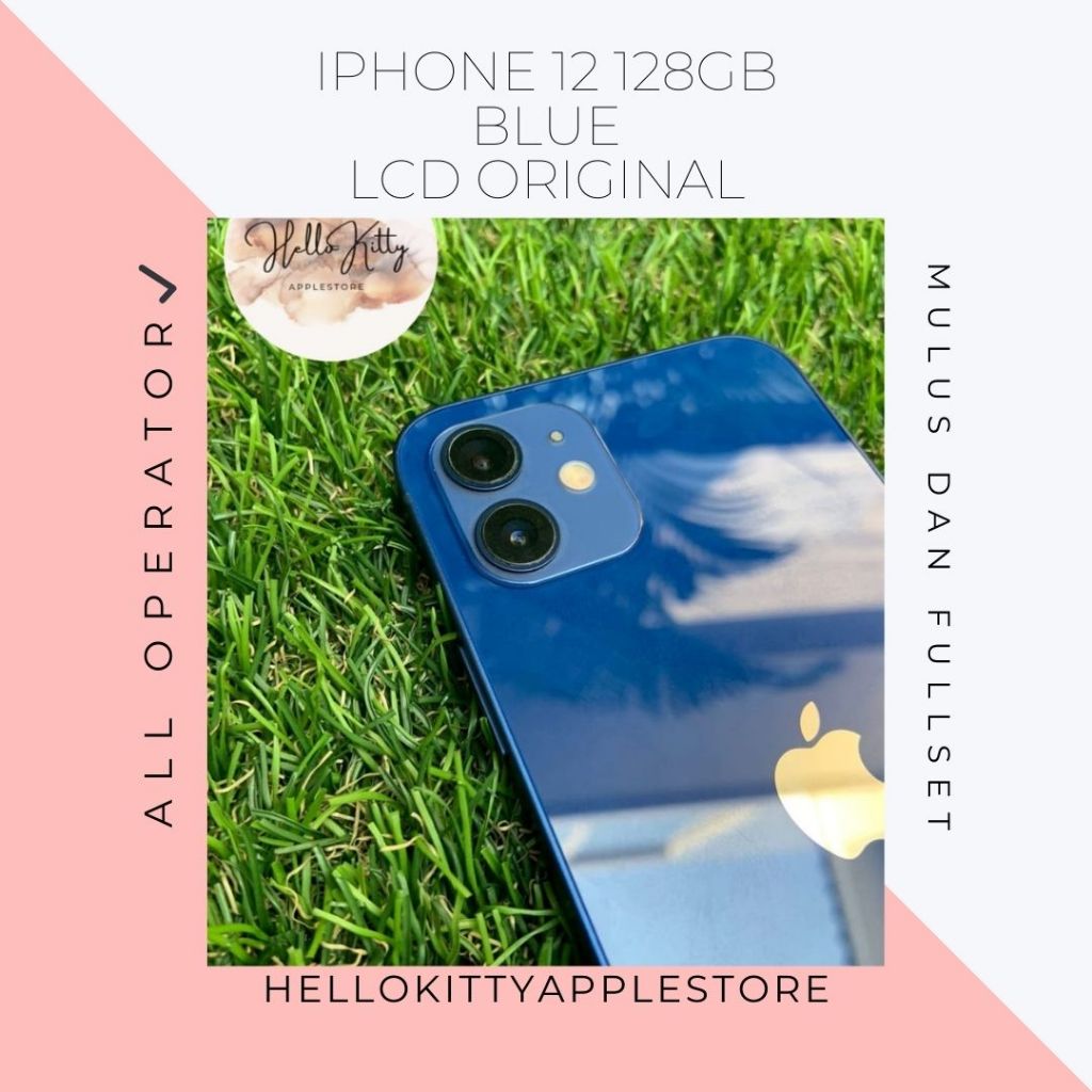 Jual i phone 12 128gb blue Lcd Original Mulus Bukan Refurbish ...