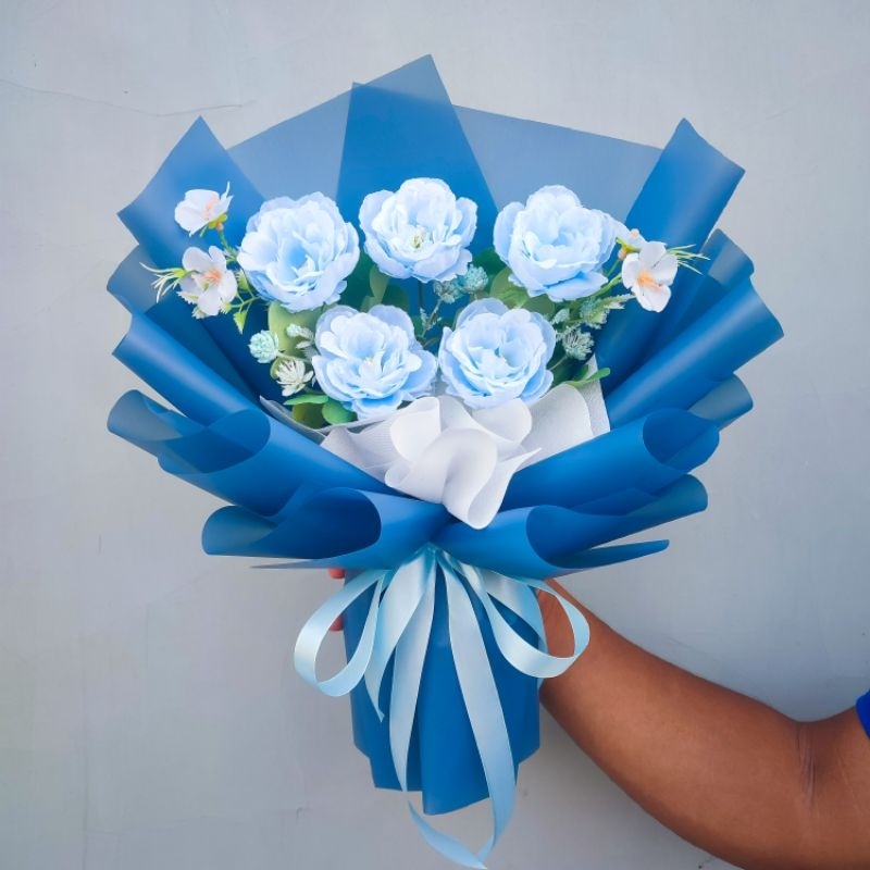 Jual Buket bunga artificial / buket valentine / flower bouquet / bucket ...