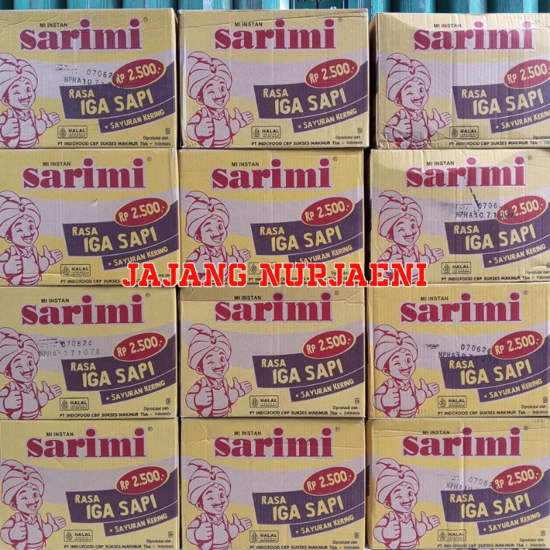 Jual MIE SARIMI - Mie Sarimi Rasa Iga Sapi Harga 1 Dus isi 40pcs @70gr ...