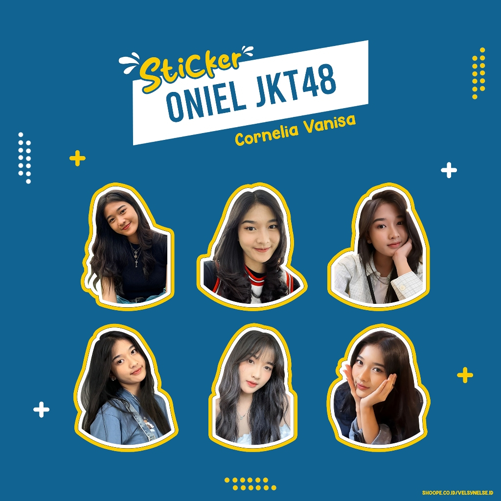 Jual [ ISI 6 ] Sticker Pack JKT48 Lucu Aesthetic High Quality | Shopee ...