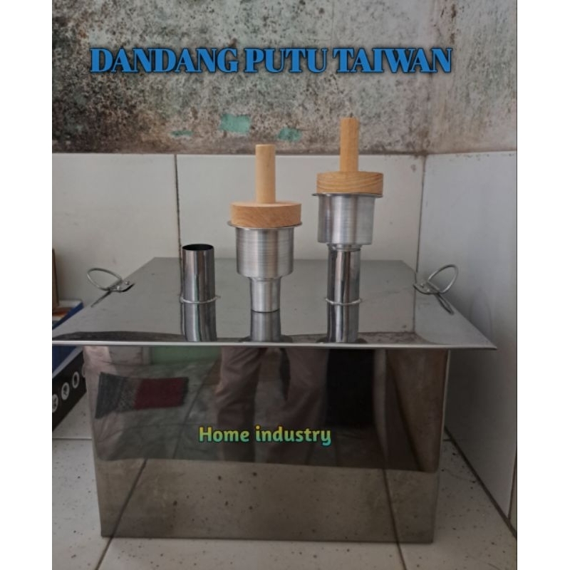Jual Dandang Putu Taiwan 1 set plus cetakan alumunium / Cetakan Kue ...