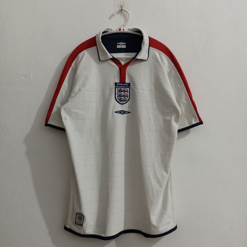 Jual Vintage England Home 2003/2005 Umbro Reversible Jersey | Shopee ...