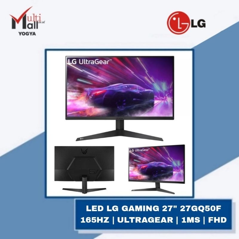 Jual Monitor LG 27" UltraGear 27GQ50F 165Hz 1ms Full HD AMD FreeSync ...