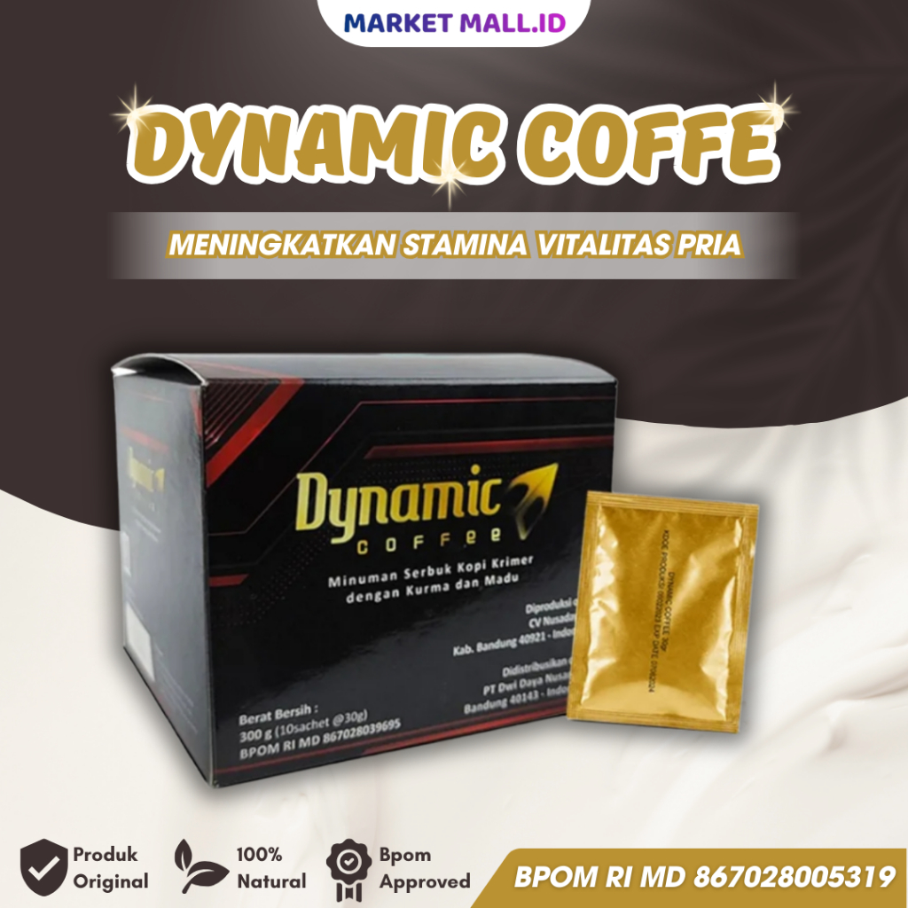 Jual Kopi Dynamic Original Isi 10 Sachet Dinamik Kopi Stamina Pria ...
