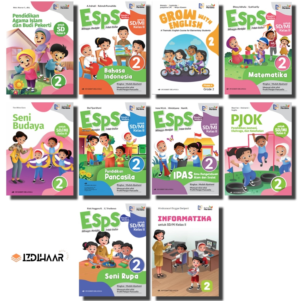 Jual BUKU ESPS KELAS 2 SD ERLANGGA KURIKULUM MERDEKA | Shopee Indonesia
