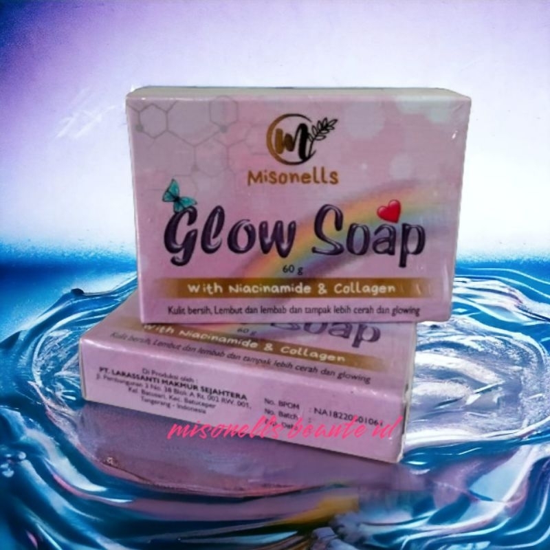 Jual Sabun Glow Up Misonells BPOM With Niacinamide dan Collagen ...