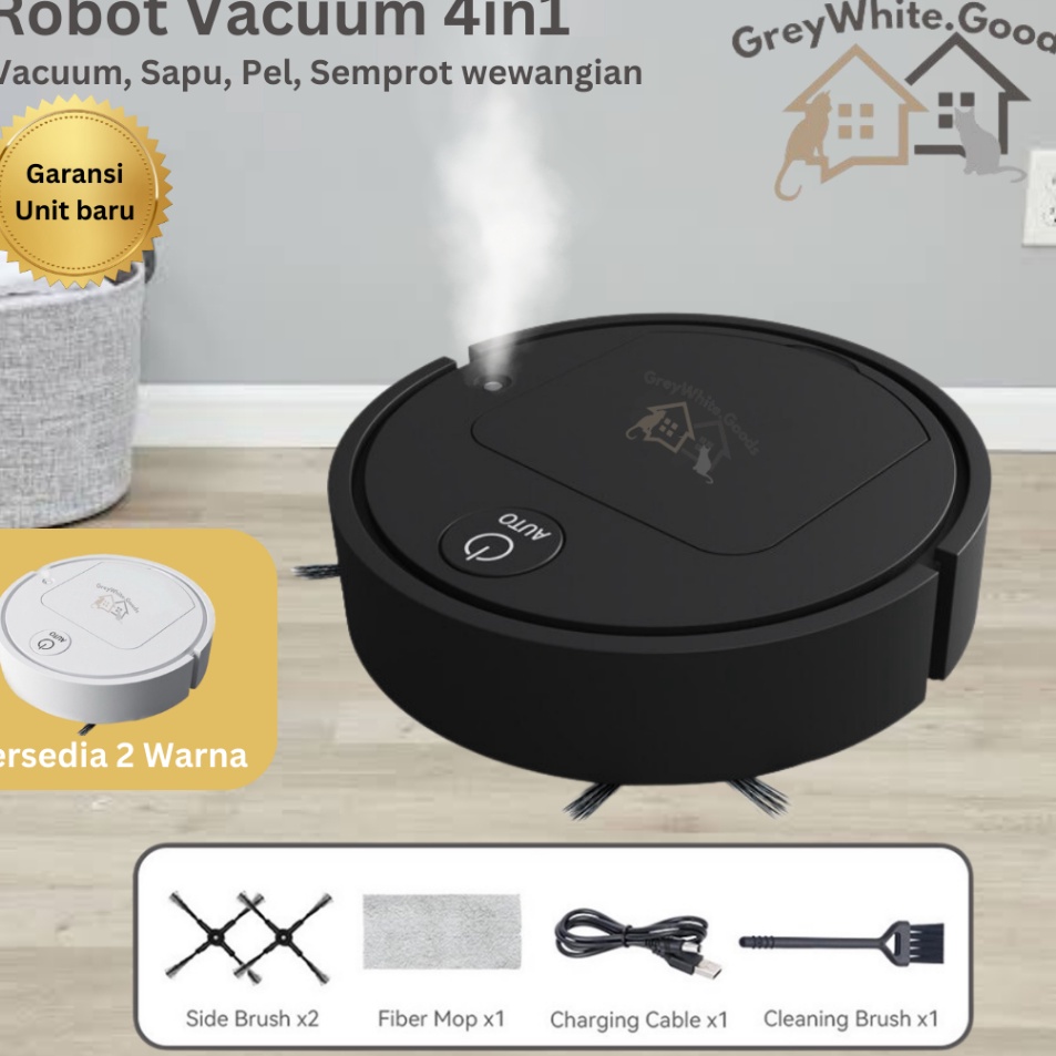 Jual GW Robot vacum Cleaner 4in1 sapu pel humidifier smart sensor Penyedot debu e Kemasan Baru ...