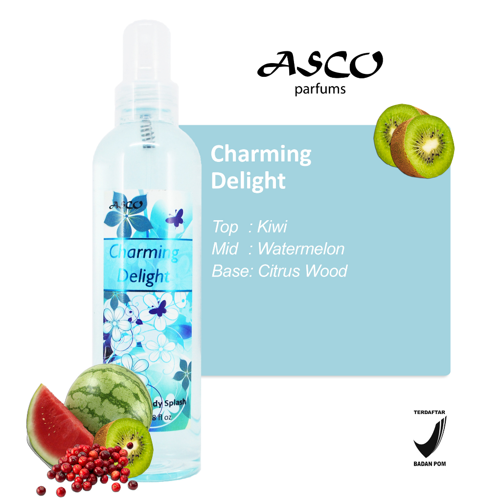 Jual ASCO Signature Body Splash Charming Delight | Perfume Fragrance ...