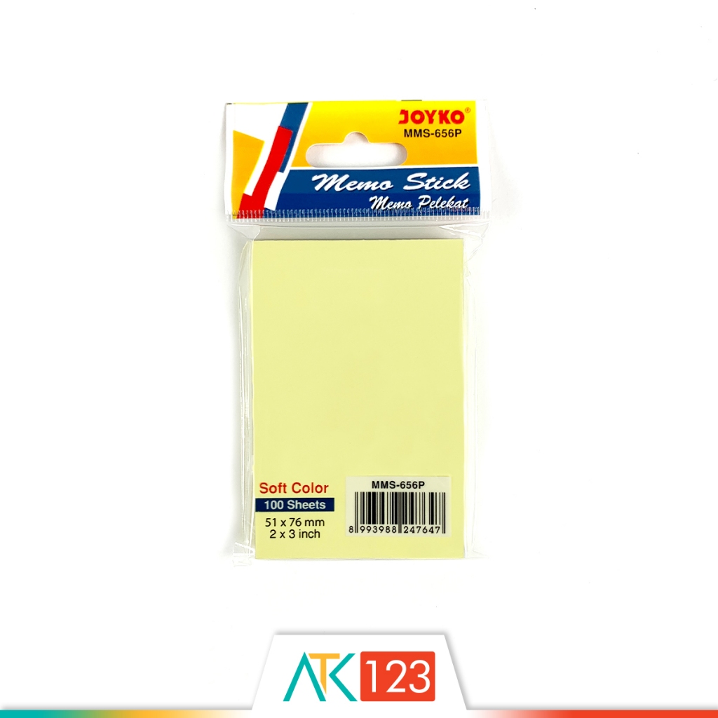 Jual Sticky Notes Joyko MMS-656P Uk. 51 x 76 mm (2 x 3'') | Shopee ...