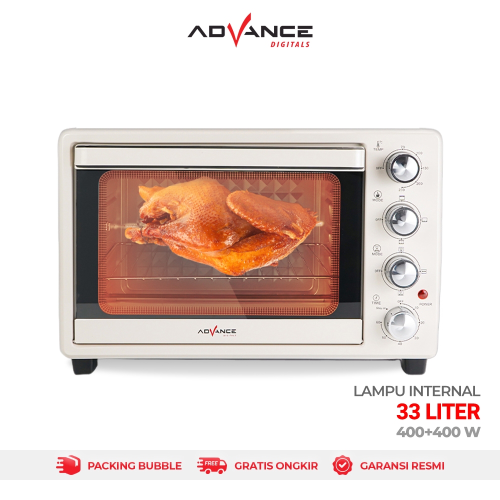 Jual Advance AOV-500 Oven Listrik 33L Besar Barbekyu Kue Lampu Internal ...