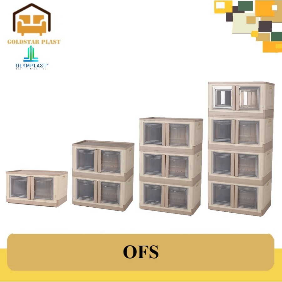 Jual Olymplast Folding Storage/Rak Susun Lipat Serbaguna/OFS | Shopee ...