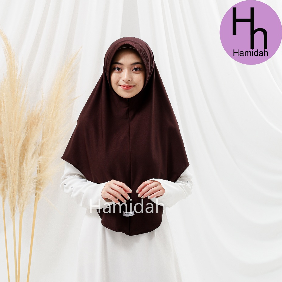 Jual Hamidah - Hijab Adeeva Bergo size L Hamidah/Bergo Hamidah Pad Panjang | Shopee Indonesia