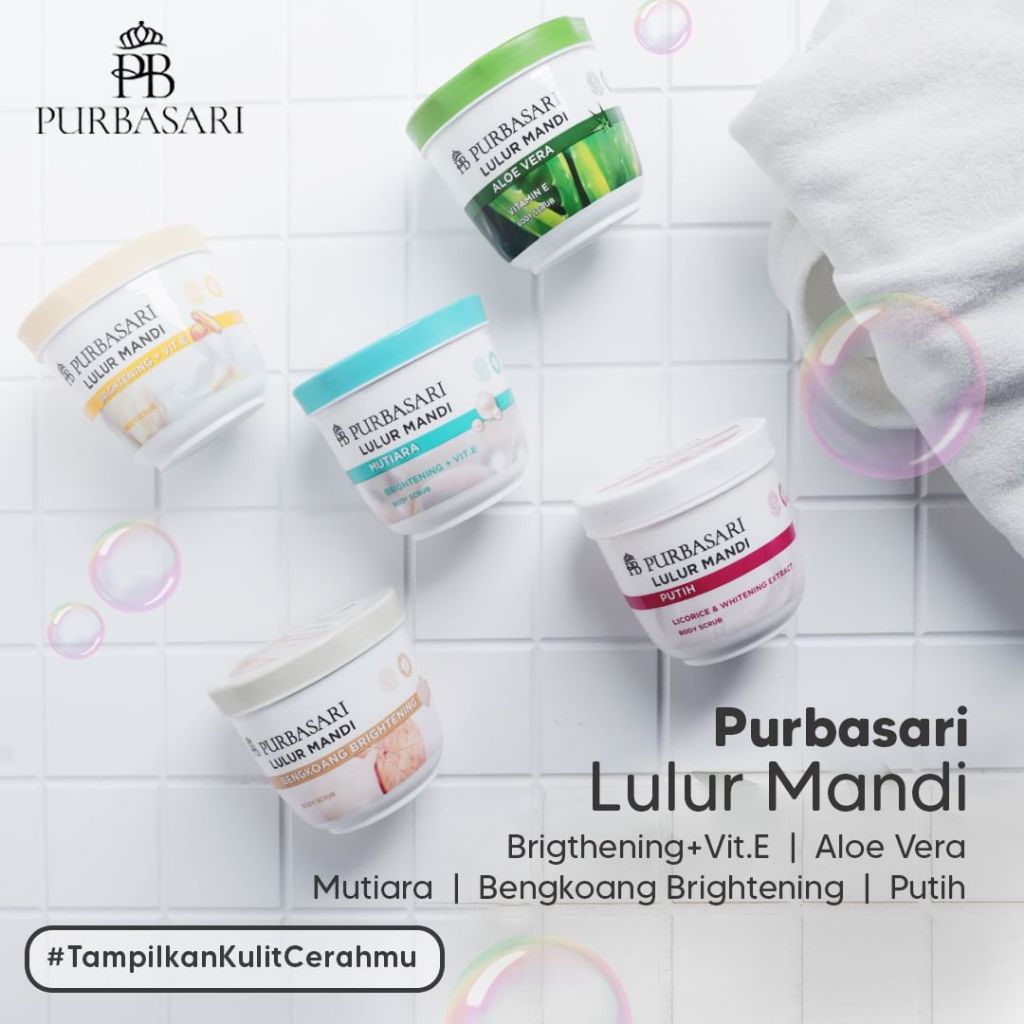 Jual [ PAKET HEMAT 2 PCS [ Purbasari Lulur Mandi Body Scrub l Netto 100 ...