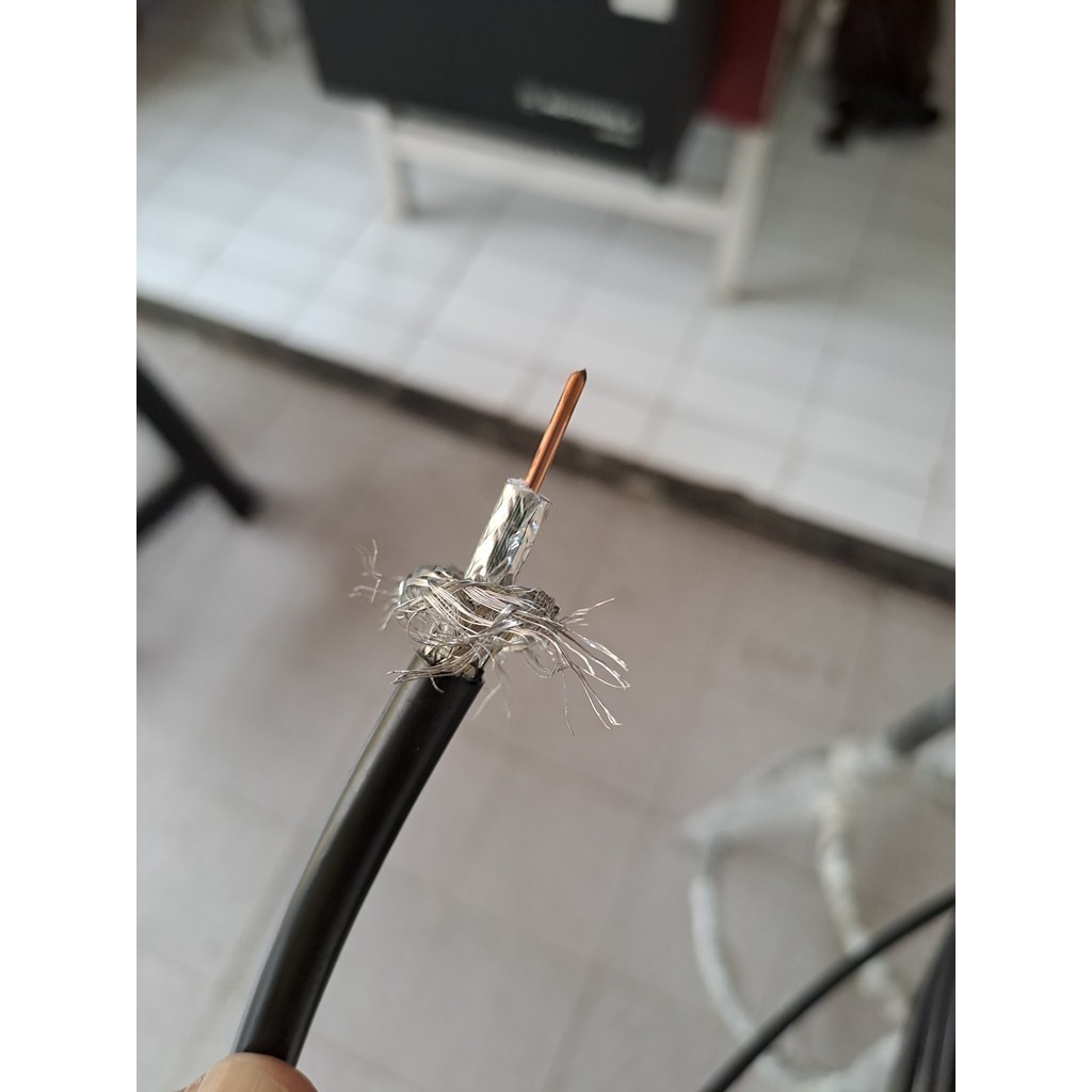 Jual Kabel Coaxial RG 6 5D-FB 50 rig RG6 | Shopee Indonesia