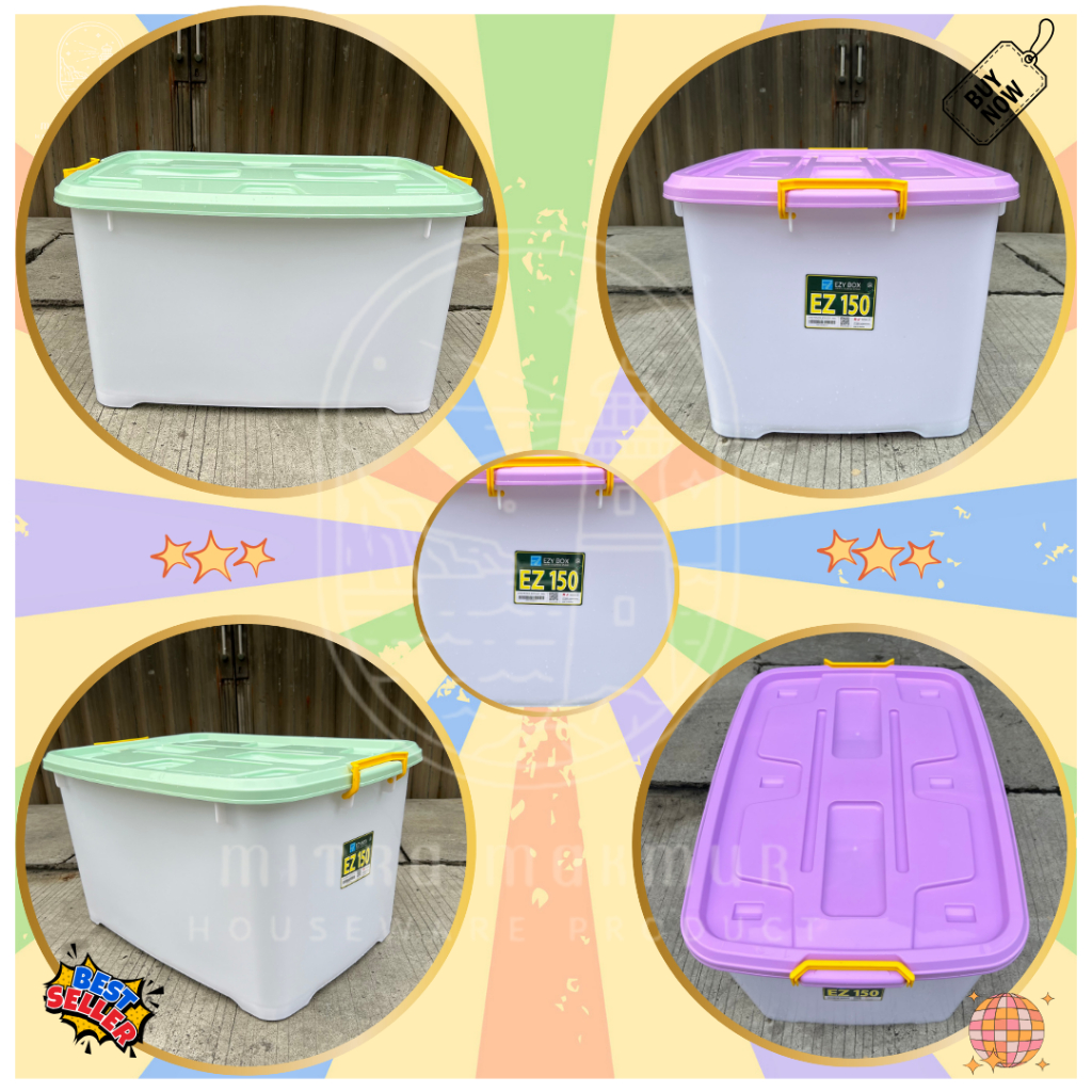 Jual KONTAINER BOX PLASTIK CONTAINER BOX PENYIMPANAN BARANG SIZE 25-30 ...