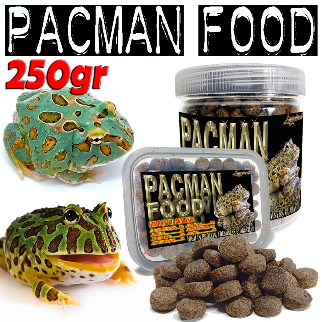 Jual 250GR PACMAN FOOD PELET MAKANAN KODOK KATAK PIXIE FROG REPTILE ...
