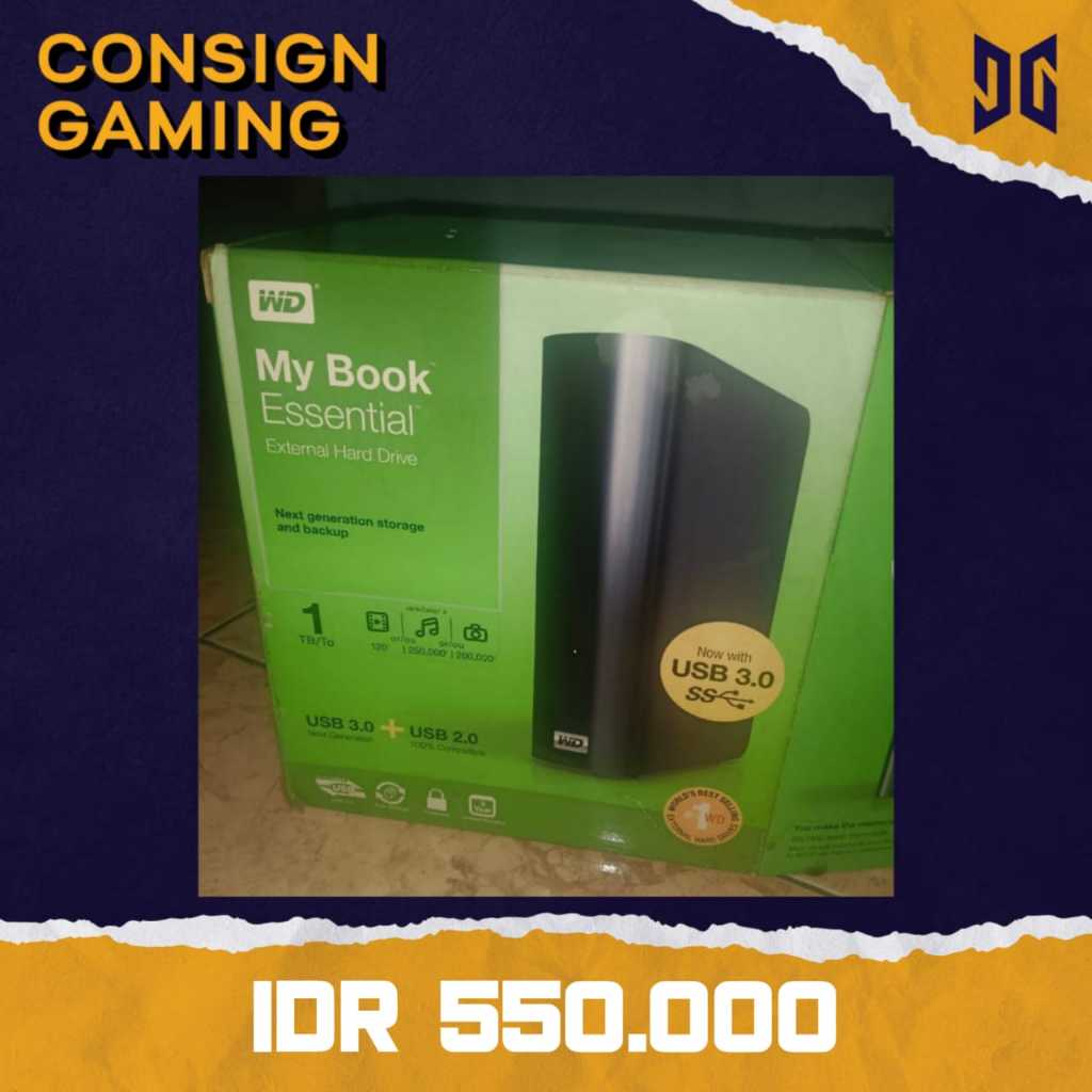 Jual WD MY BOOK ESSENTIAL 1TB ( CODE : JK485 ) | Shopee Indonesia