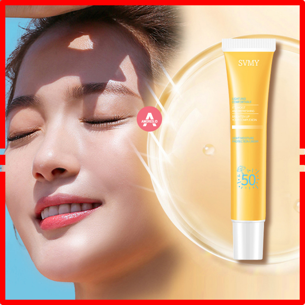 Jual SUNSCREEN Cream Pelindung Sinar Matahari Sunscreen SVMY SPF 50 PA ...