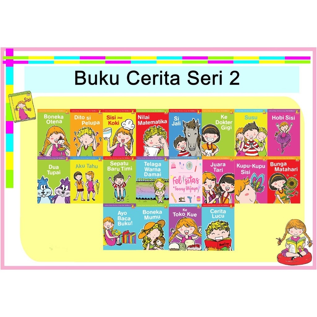 Jual PAKET Gafa Seri 2 Buku Anak TK PAUD Belajar Membaca GafaBaca Gafa Baca (19bk) | Shopee ...
