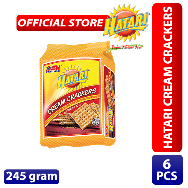 Jual Hatari Cream Crackers 245 gr ( 6 Pcs ) - Banded | Shopee Indonesia