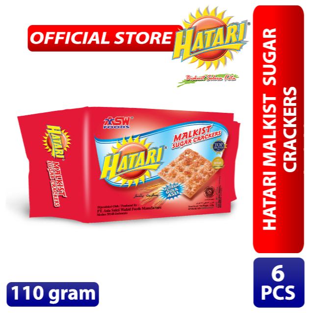 Jual Hatari Malkist Sugar Crackers 120 gr ( 6 Pcs ) - Banded | Shopee ...