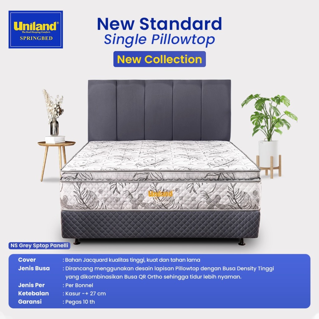 Jual Springbed Uniland New standard single Pillowtop 100% original | Shopee Indonesia