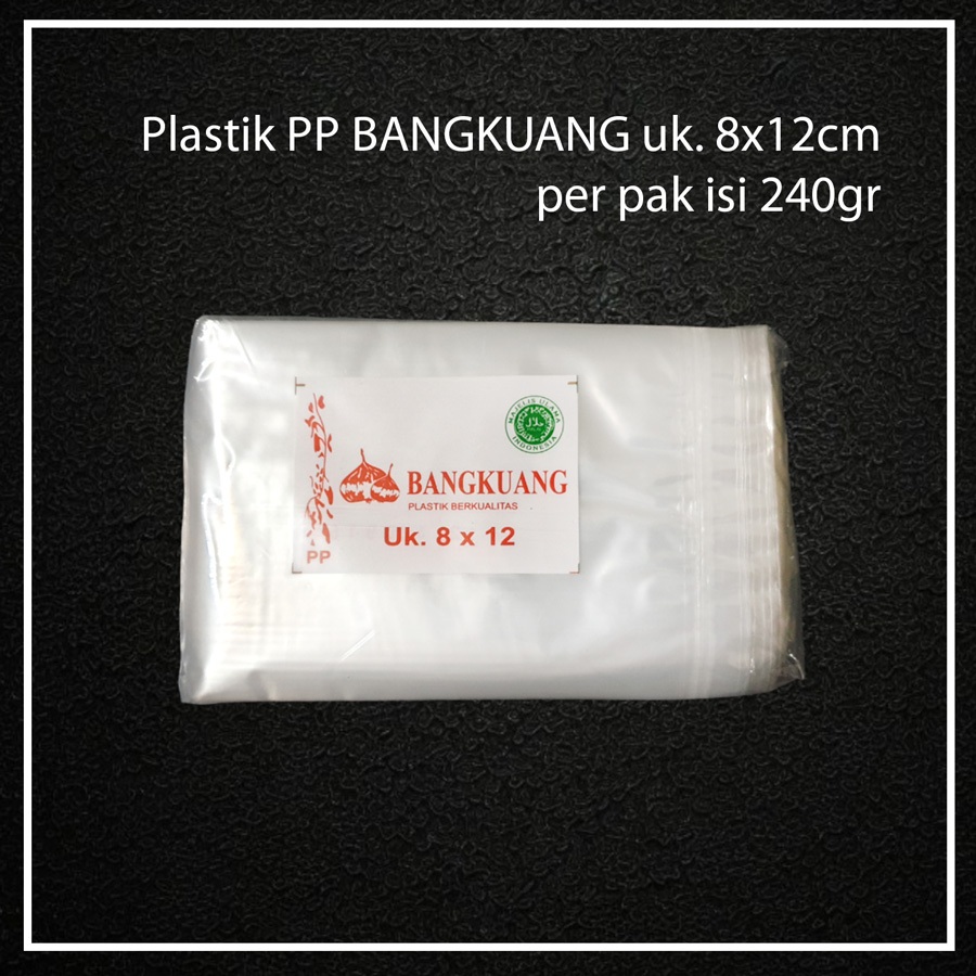 Jual Plastik PP Kecil Cap Bangkuang Tebal 03 Ukuran 8x12 cm | Shopee ...