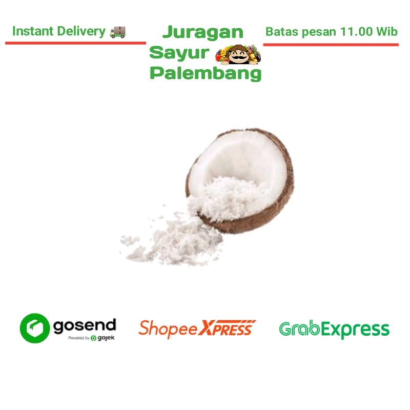 Jual Kelapa Parut 1 Buah - Juragan Sayur Palembang | Shopee Indonesia