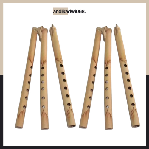 Jual [TERLARIS] MAINAN ANAK SERULING BAMBU SEDANG / Suling Sunda 6 ...