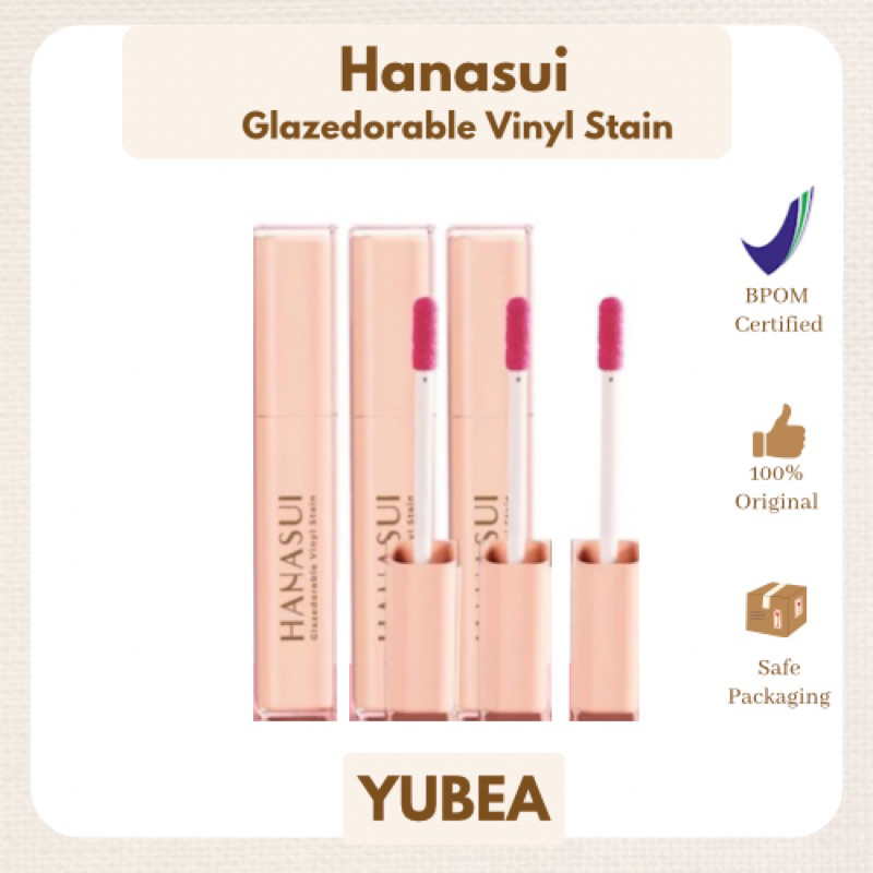 Jual HANASUI GLAZEDORABLE VINYL STAIN | Shopee Indonesia