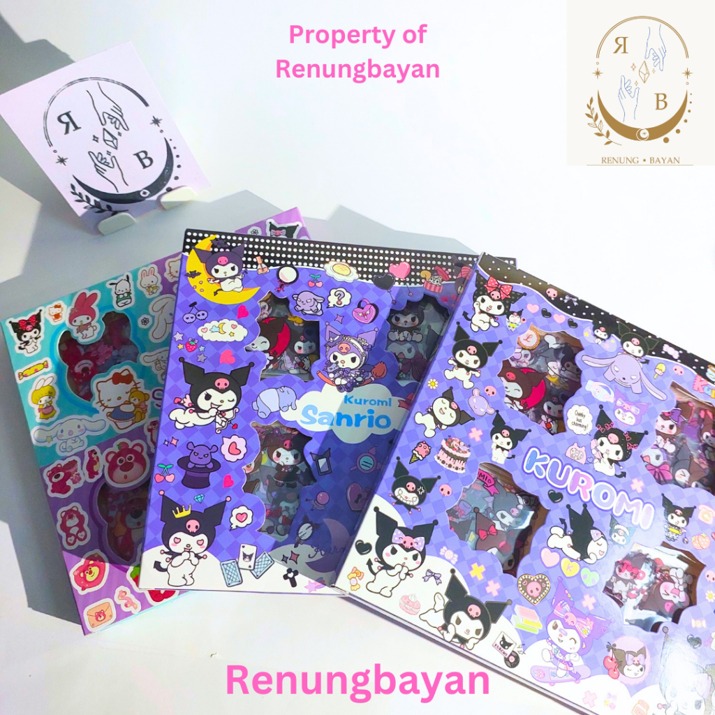 Jual STIKER PREMIUM KEKINIAN KUROMI 1 Box Stiker Lucu ANTI AIR/WATERPROOF Freebies PVC Dekorasi ...