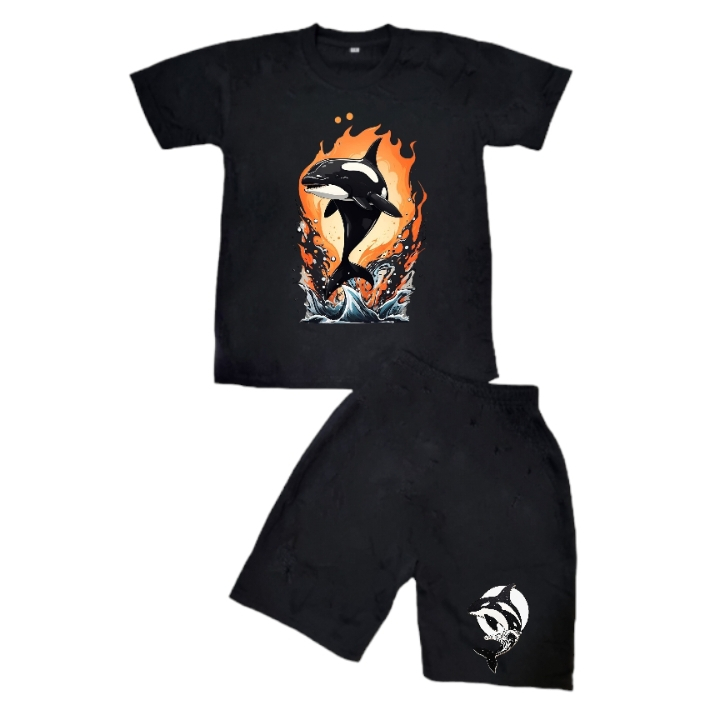 Jual Baju Setelan Anak Paus Orca 1-10 Tahun BISA COD | Shopee Indonesia