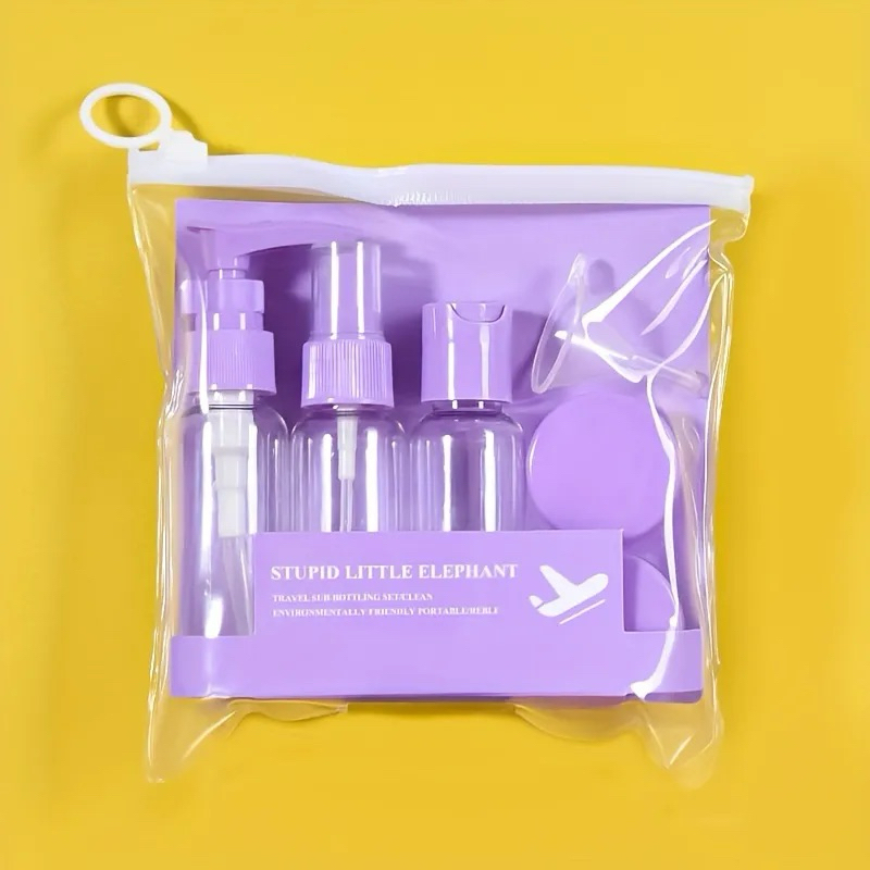 Jual Travel Pack Set Botol Mini Set 7in1 Organizer Tempat Sabun Spray ...