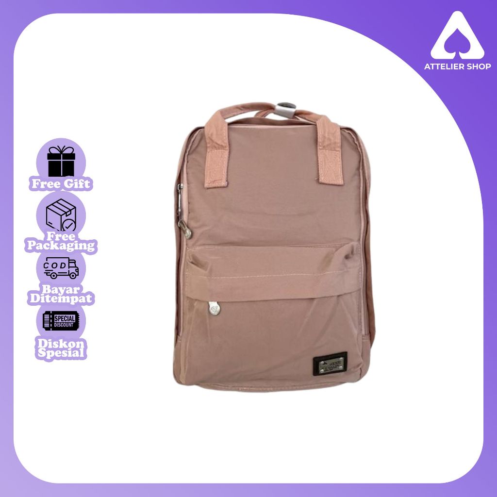 Jual 𝗔𝗧𝗧𝗘𝗟𝗜𝗘𝗥 Tas Ransel Polos Simple Edition (2022-124 // 2022-125 ...
