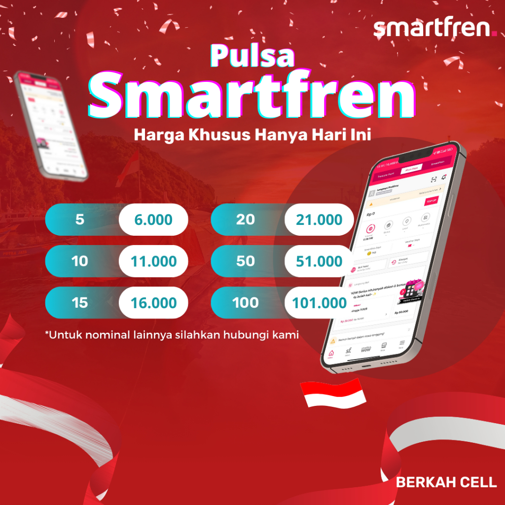 Jual pulsa smartfren murah mulai dari nominal 2k | Shopee Indonesia