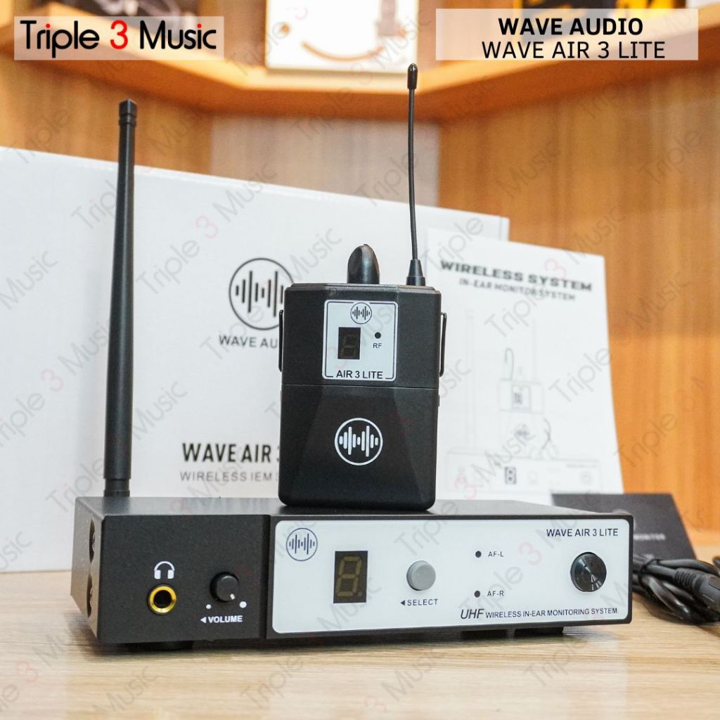 Jual WAVE AIR 3 lite wireless IEM system stage panggung wave audio ...