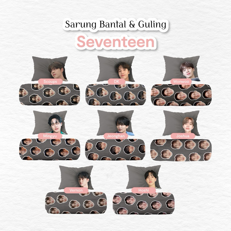 Jual Sarung Bantal Guling Kpop Halu Full Print BTS Byeon Woo Seok NCT ...