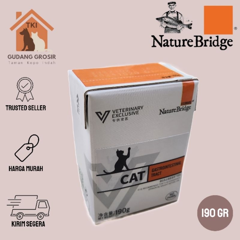 Jual Nature Bridge CAT Gastrointestinal Tract 190gr Makanan Basah ...