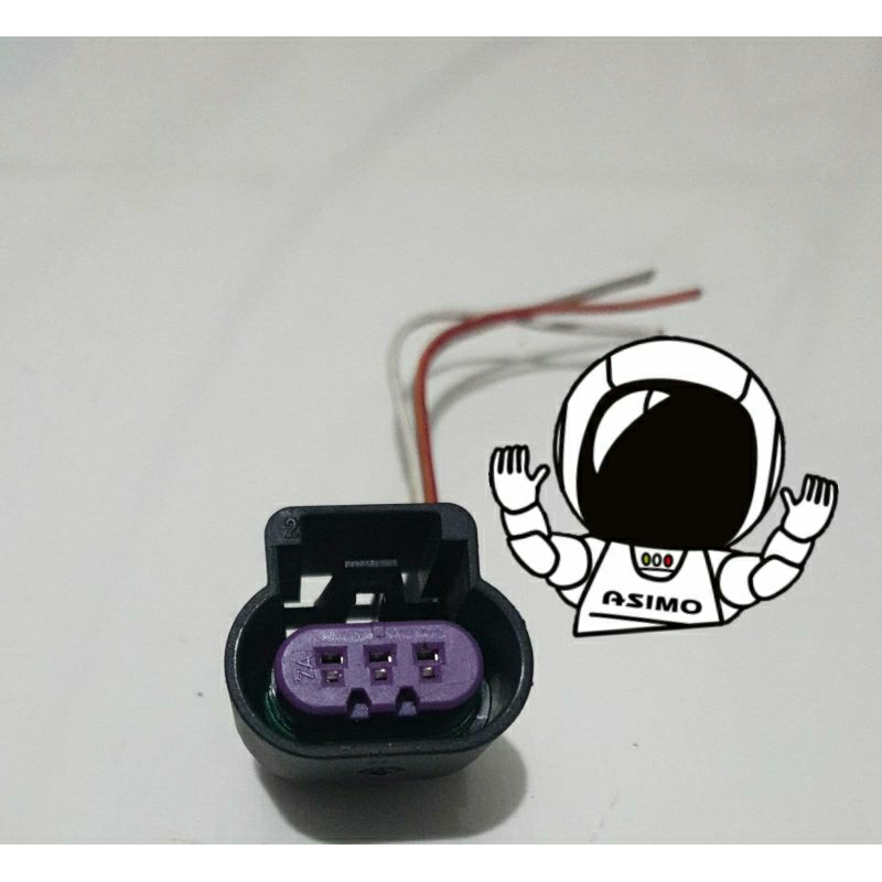 Jual soket steker pin 4 FT82Y26 waterprof Original Audi VW volkswagen ...