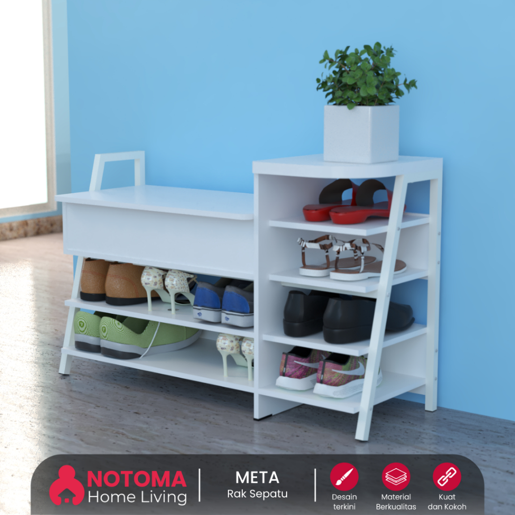 Jual Rak sepatu minimalis rak sendal multifungsi dapat sebagai kursi ...