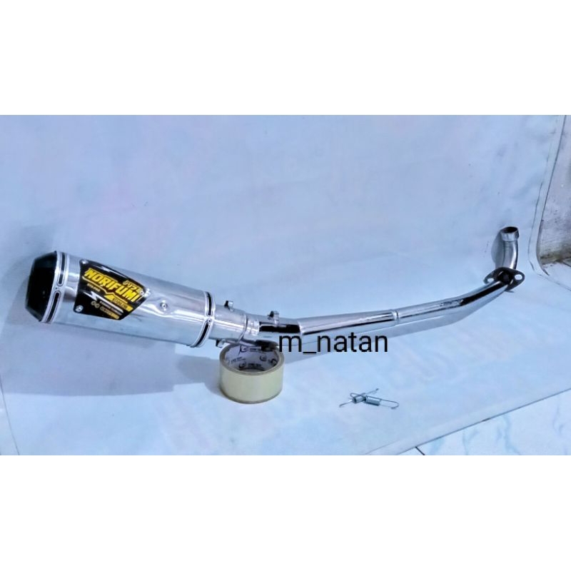 Jual knlpot recing NURIFUMI tipe mtor supra vega astrea shguan grean ...