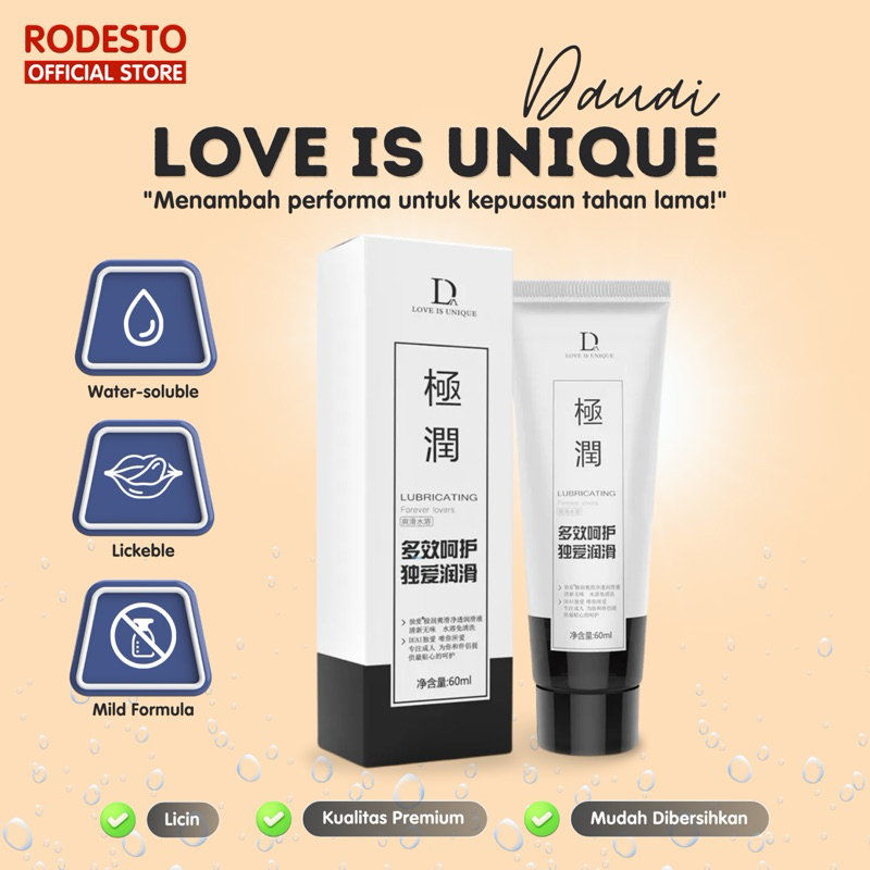 Jual DUAI LOVE IS UNIQUE Sensual Body Lubricant Water Based Body ...